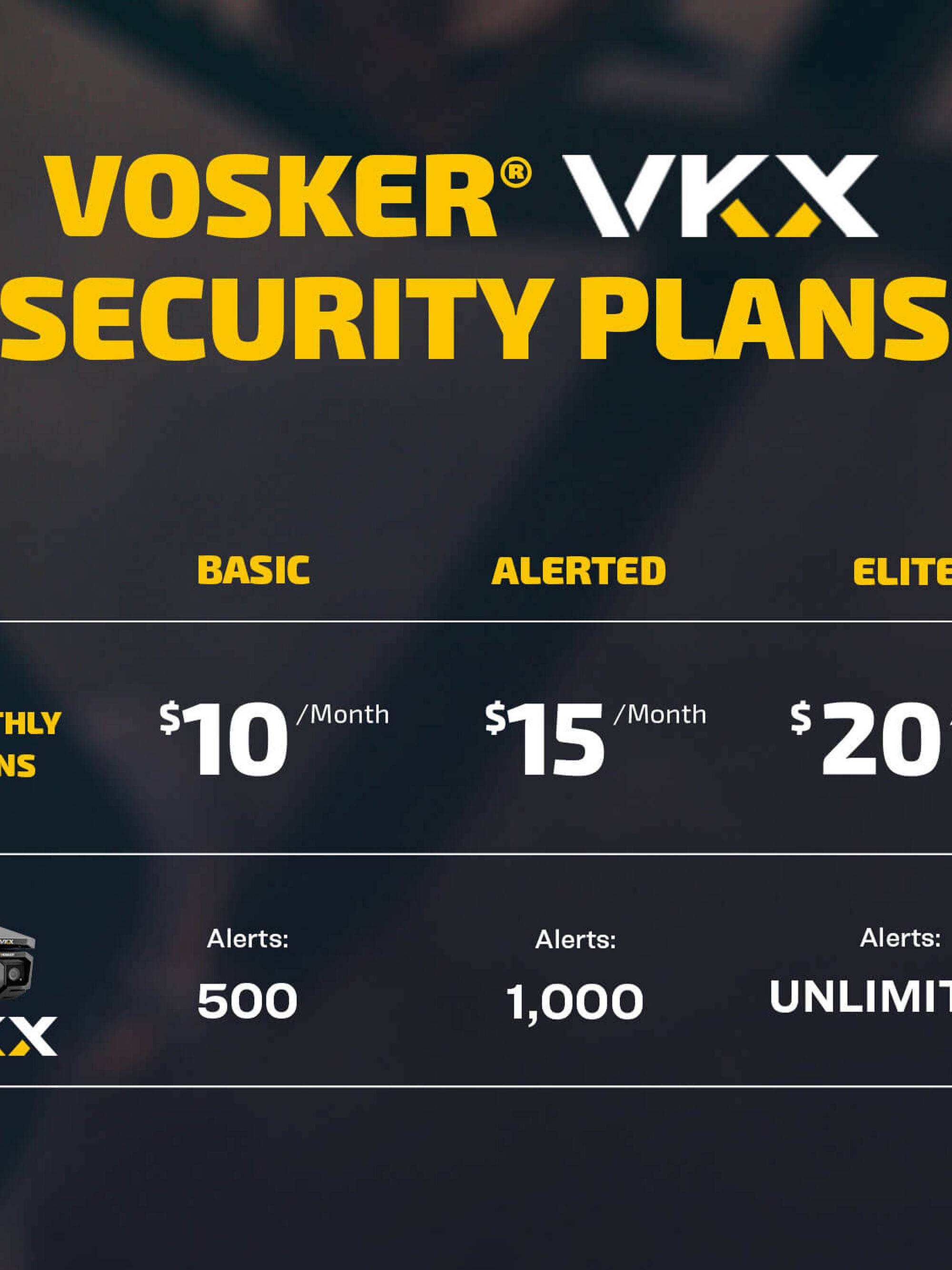 VKX VOSKER | Mobile Security Cameras